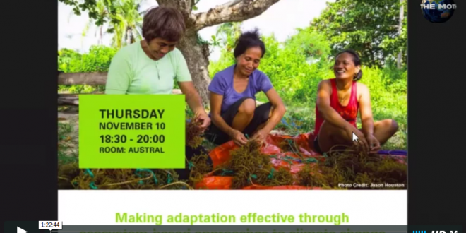 Cop 22 Iucn Making Adaptation Effective Through Ecosystems Based