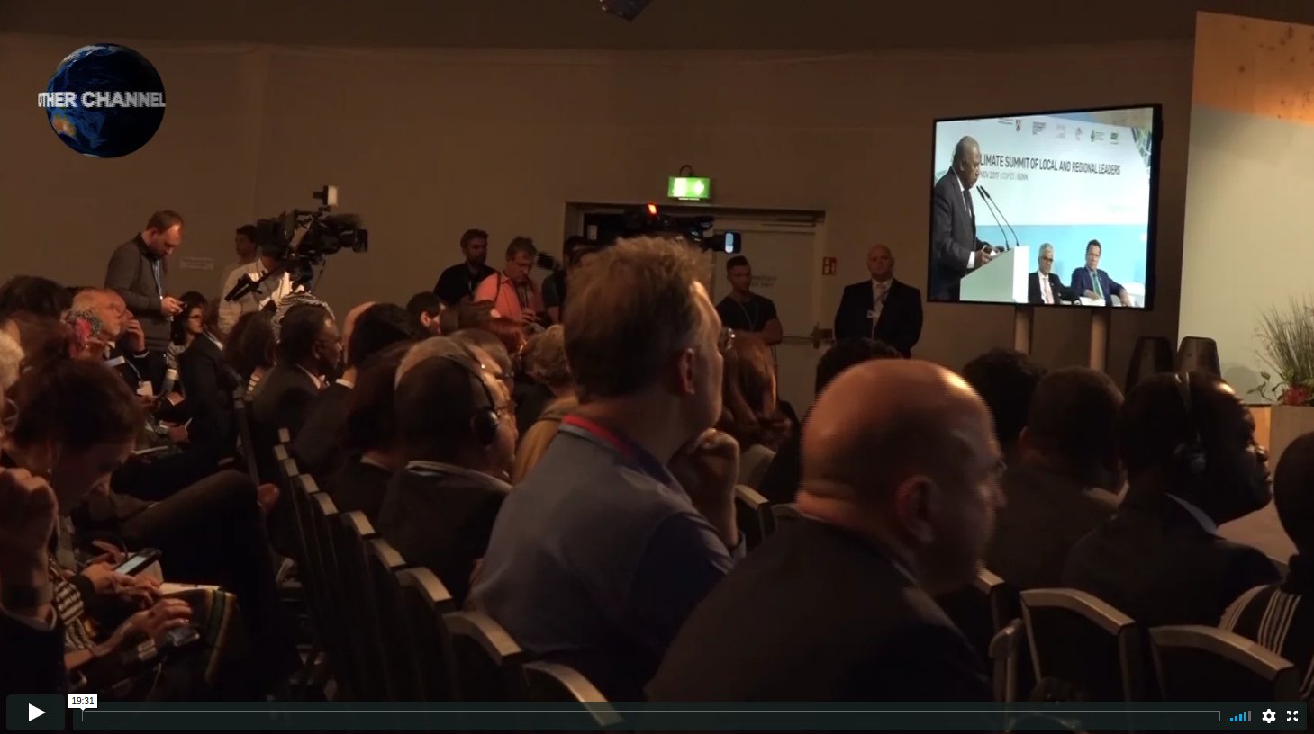 COP 23 Bonn Fiji Bainimarama & Schwarzenegger – Mother Channel